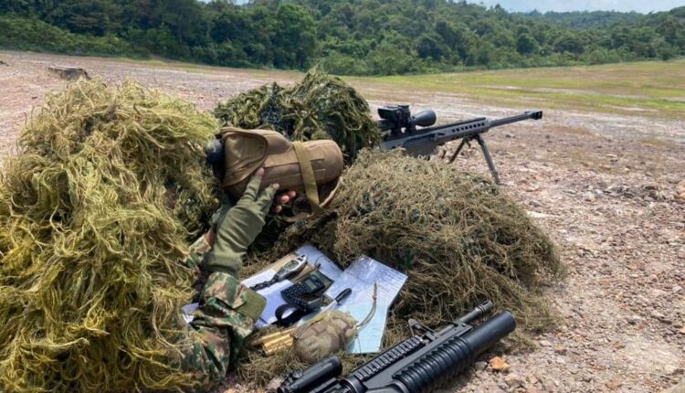 Latihan Elemen Tinjau, Sniper Kompeni Pandura (Para) - Defence Security ...