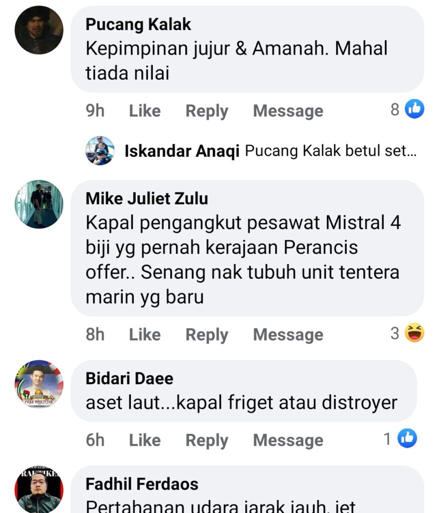 Perolehan Aset-Aset Utama ATM. Pandangan Netizen.... - Defence Security ...