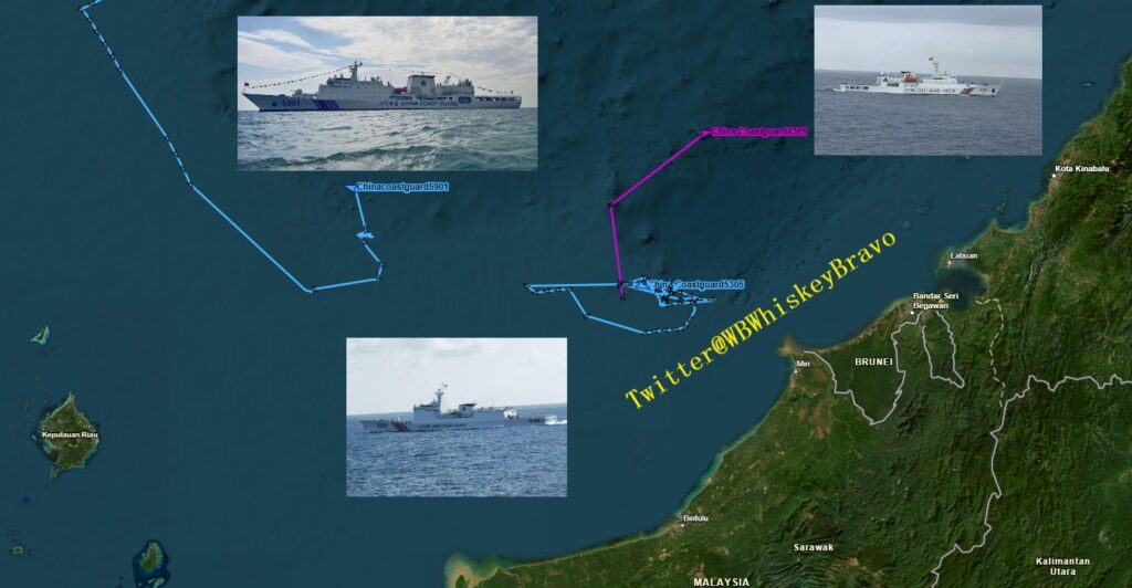 Kapal-Kapal Pengawal Pantai China Di Dalam Perairan ZEE Malaysia ...