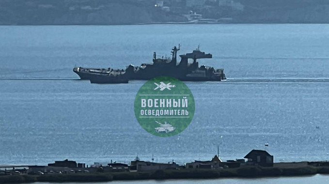 Serangan USV Ukraine Hampir Sebabkan Kapal Perang Russia "Olenegorsky ...