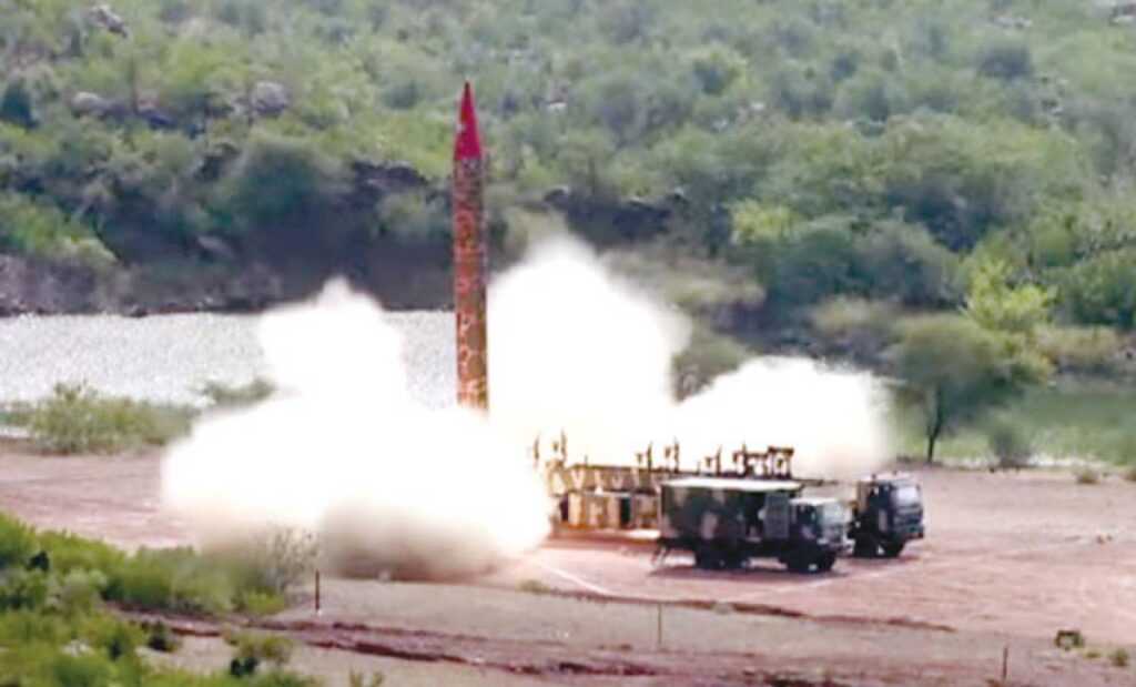 Pakistan Test Launch "Ghauri/Hatf-v" Ballistic Missile, Capable of ...