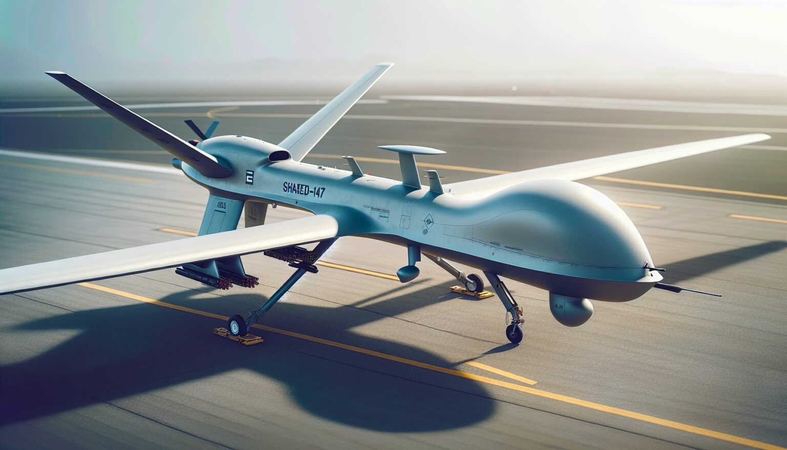 Iran Introduces High Altitude Long Endurance (HALE) Drone "Shaed-147" - Defence Security Asia