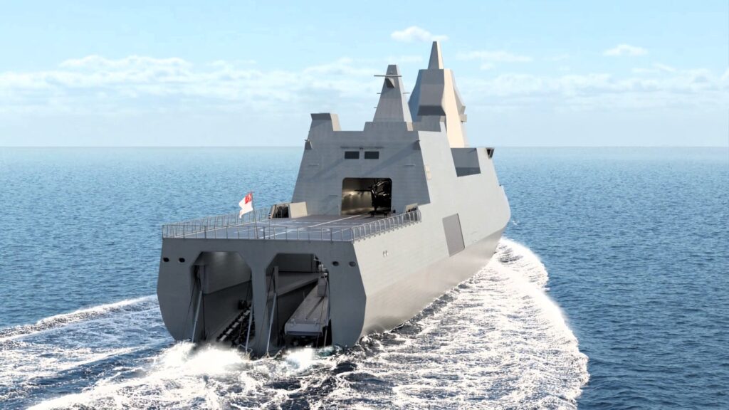 At 8,000 Tons, Singapore’s MRCV Matches the Size of U.S. Arleigh Burke ...