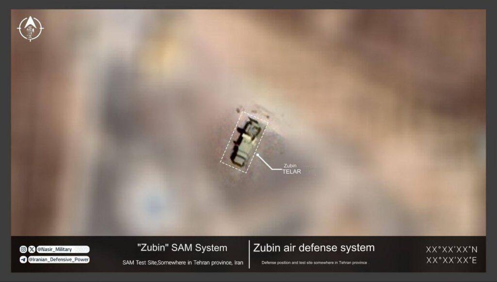 "Zoubin," Iran's Version of the Iron Dome Air Defense System, Deployed ...