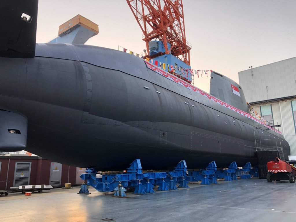 Kapal Selam Type 218SG "RSS Invincible" Sedang Dipersiap Untuk Dihantar ...