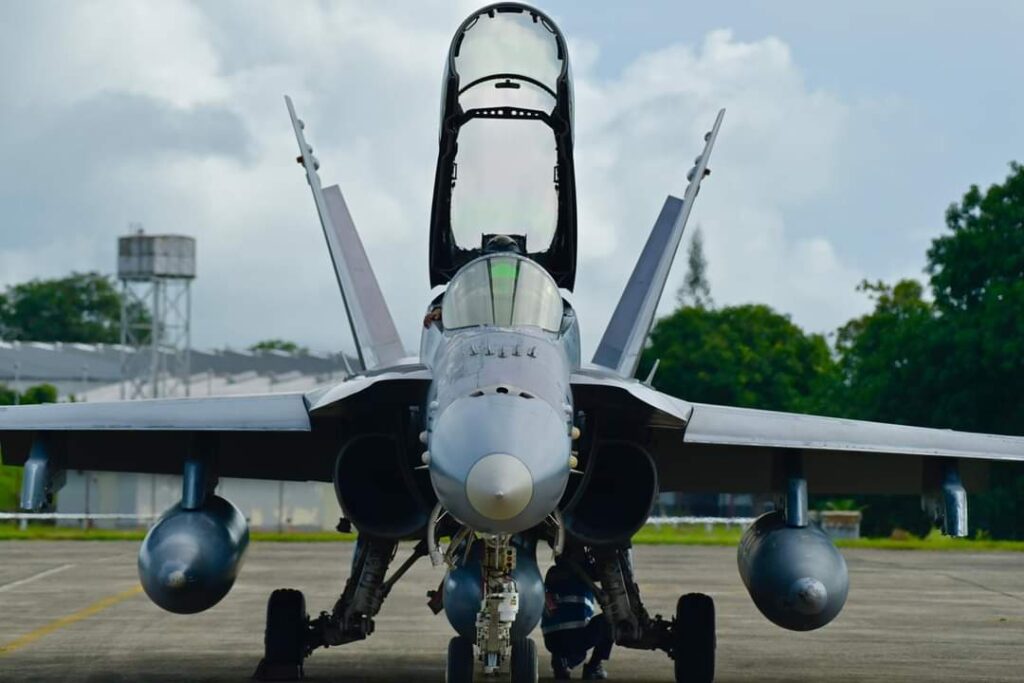 RMAF Deploys Three F/A-18D Hornets and an A400M for Exercise Pitch ...