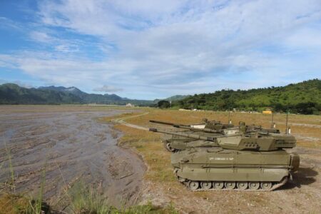 Philippines' ASCOD 2 Sabrah 105mm Light Tanks Conduct Live-Fire Drills ...