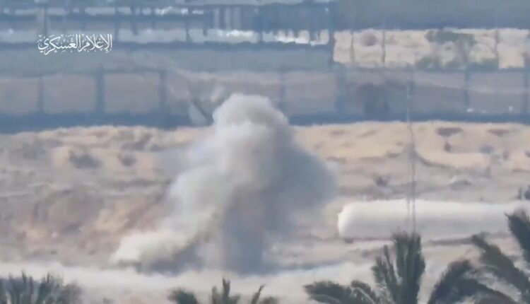 (VIDEO) Watch Palestinian Fighters Target Israeli Armored Vehicle with ...