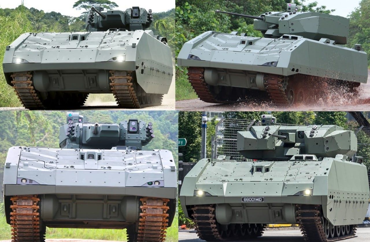 12 Anggota Tentera Singapura Cedera, Kenderaan Perisai "Hunter ...