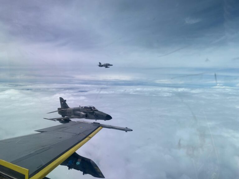 RMAF F/A-18D Hornet, TNI-AU Hawk 109/209 Patrol Strait of Malacca ...