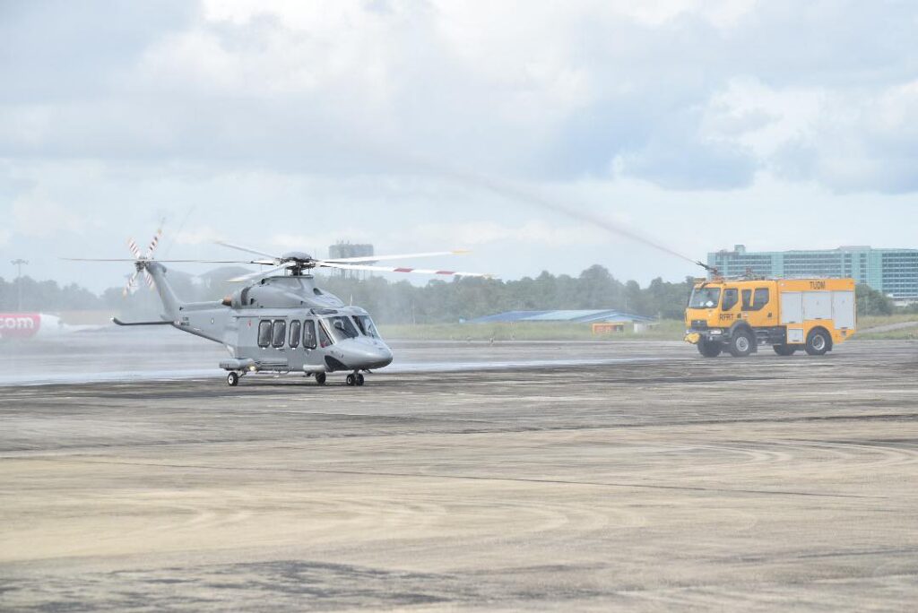 RMAF Deploys Four Leonardo AW139 Helicopters at Kuching Air Base ...
