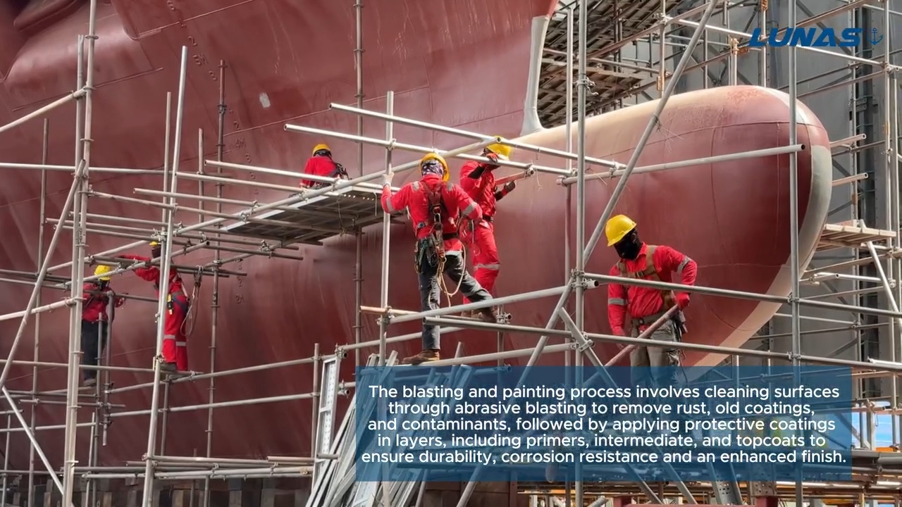 (VIDEO) Kapal LCS 2 TLDM Selesai Jalani Proses Mengecat Tahap Pertama ...