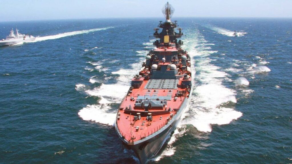 Russia's Once Powerful Nuclear Powered Battlecruiser, Pyotr Veliky Is ...