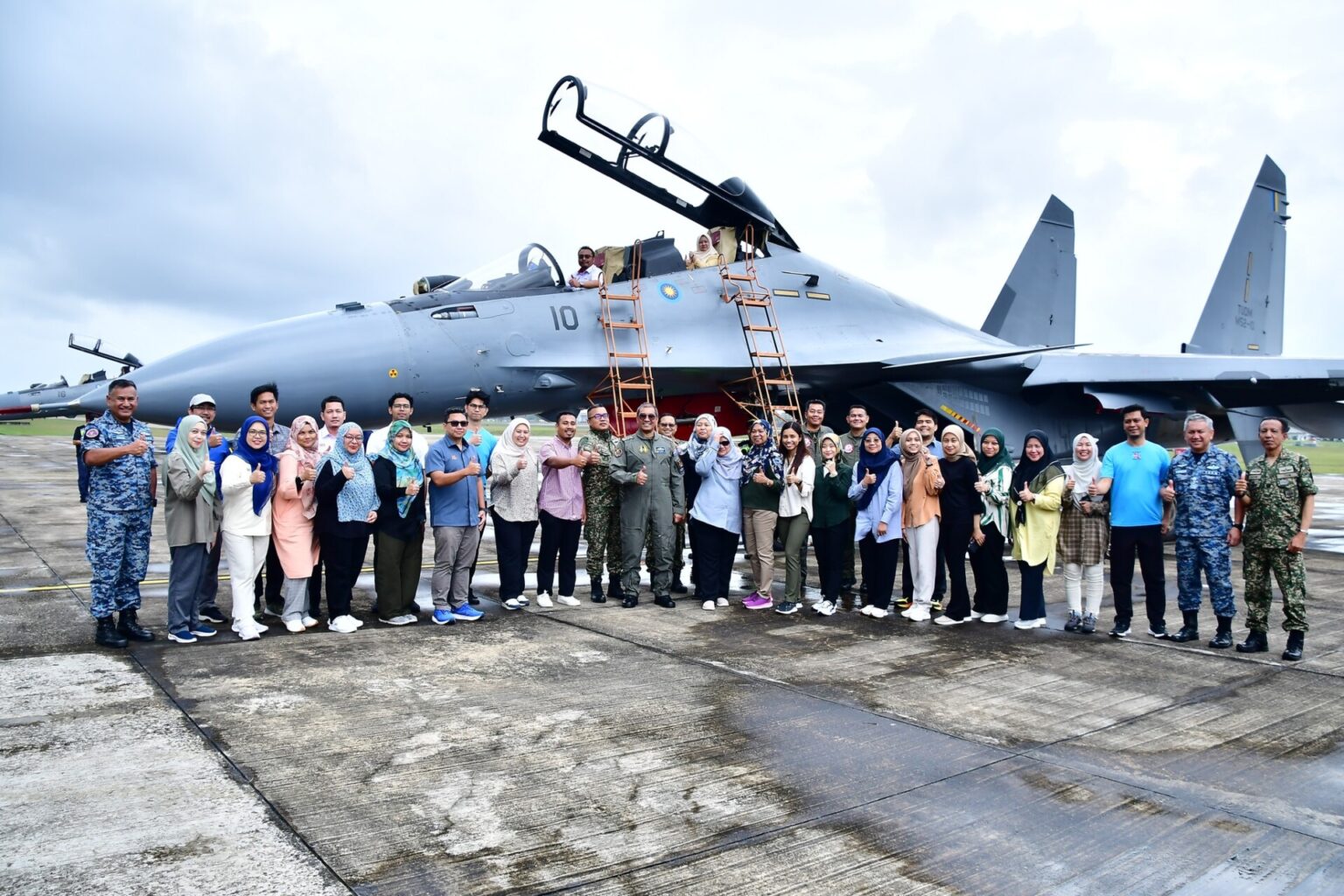 Panglima TUDM Terbangkan Sendiri Su-30MKM Laksana Misi Pemintasan ...