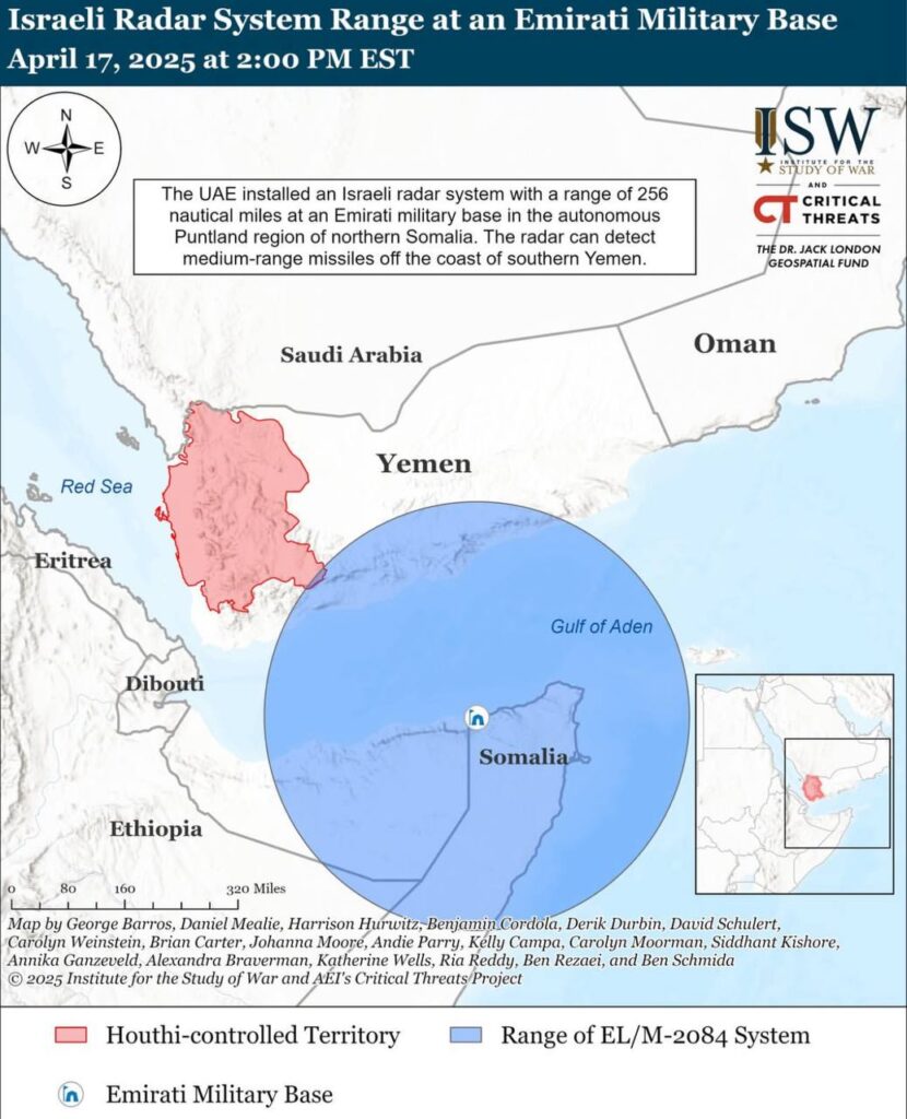 UAE Deploys Israeli Radar in Somalia as Bosaso Becomes Secret Hub for Sudan's RSF War Effort ...