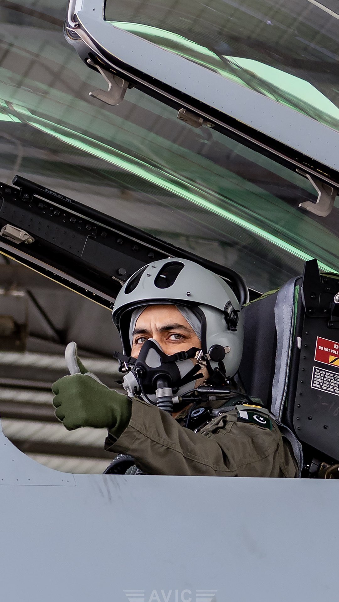 AVIC Releases Image of Pakistan Air Force Pilot Inside J-35A Stealth ...