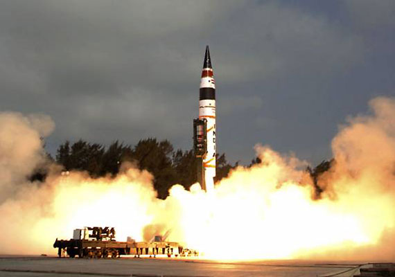 India Test-Fires Agni-5 Intermediate Range Ballistic Missile, Capable ...