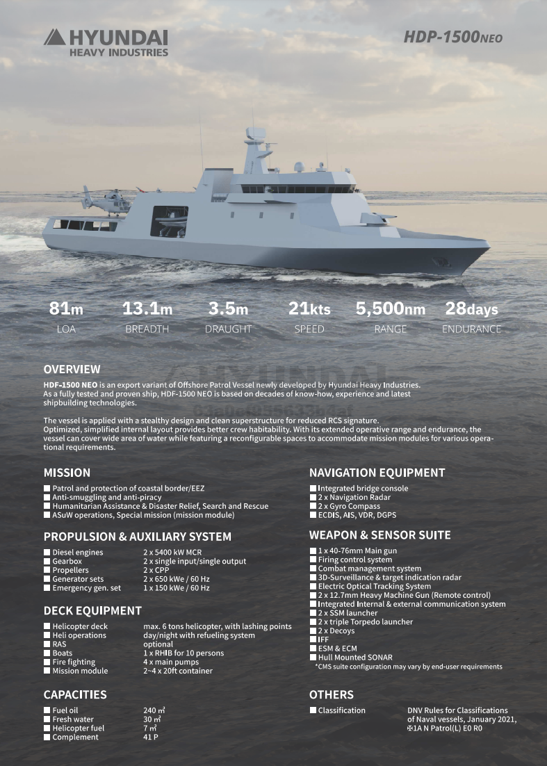 Hyundai Heavy Industries Offers HDP-1500, HDP-2200 and HDP-10000 for ...