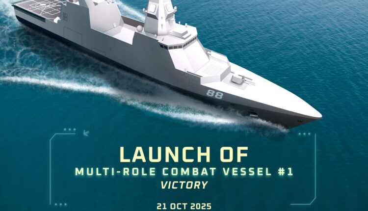 ST Engineering Lancar Kapal Multi Role Combat Vessel “Victory” — Kapal ...