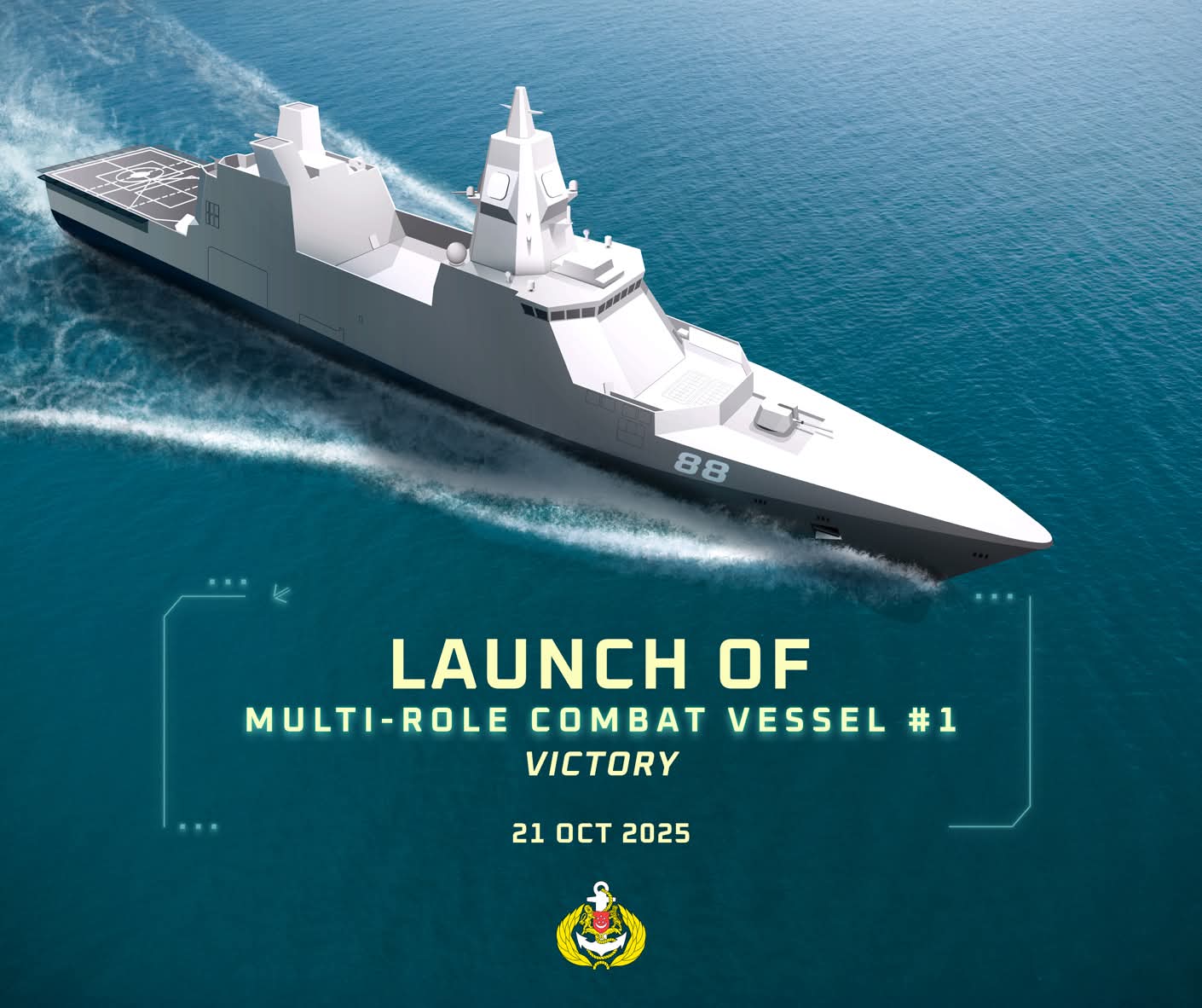 Singapore Launches Massive 8,000-Tonne ‘Victory’ Warship — Asia’s Most ...