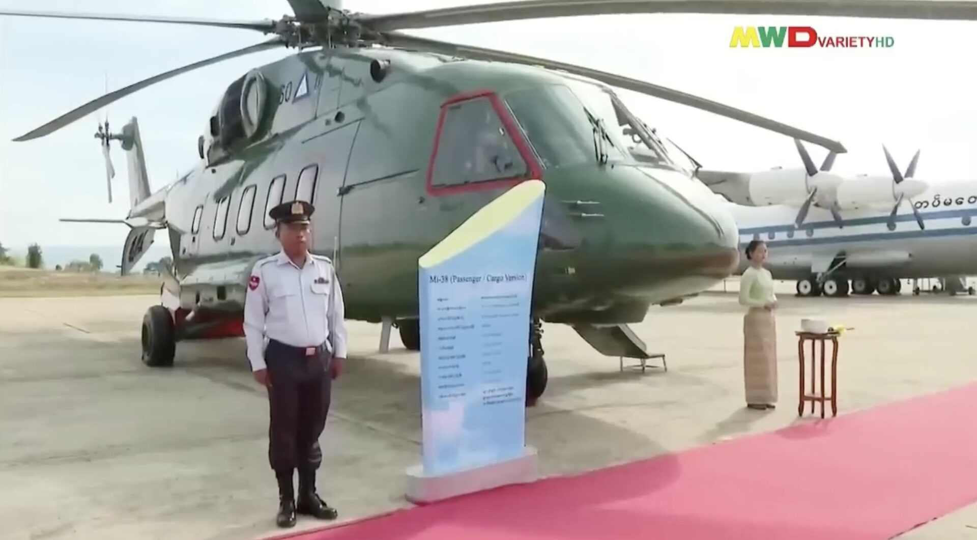Myanmar Inducts Russian Mi-38T Helicopters, Becoming World’s First ...
