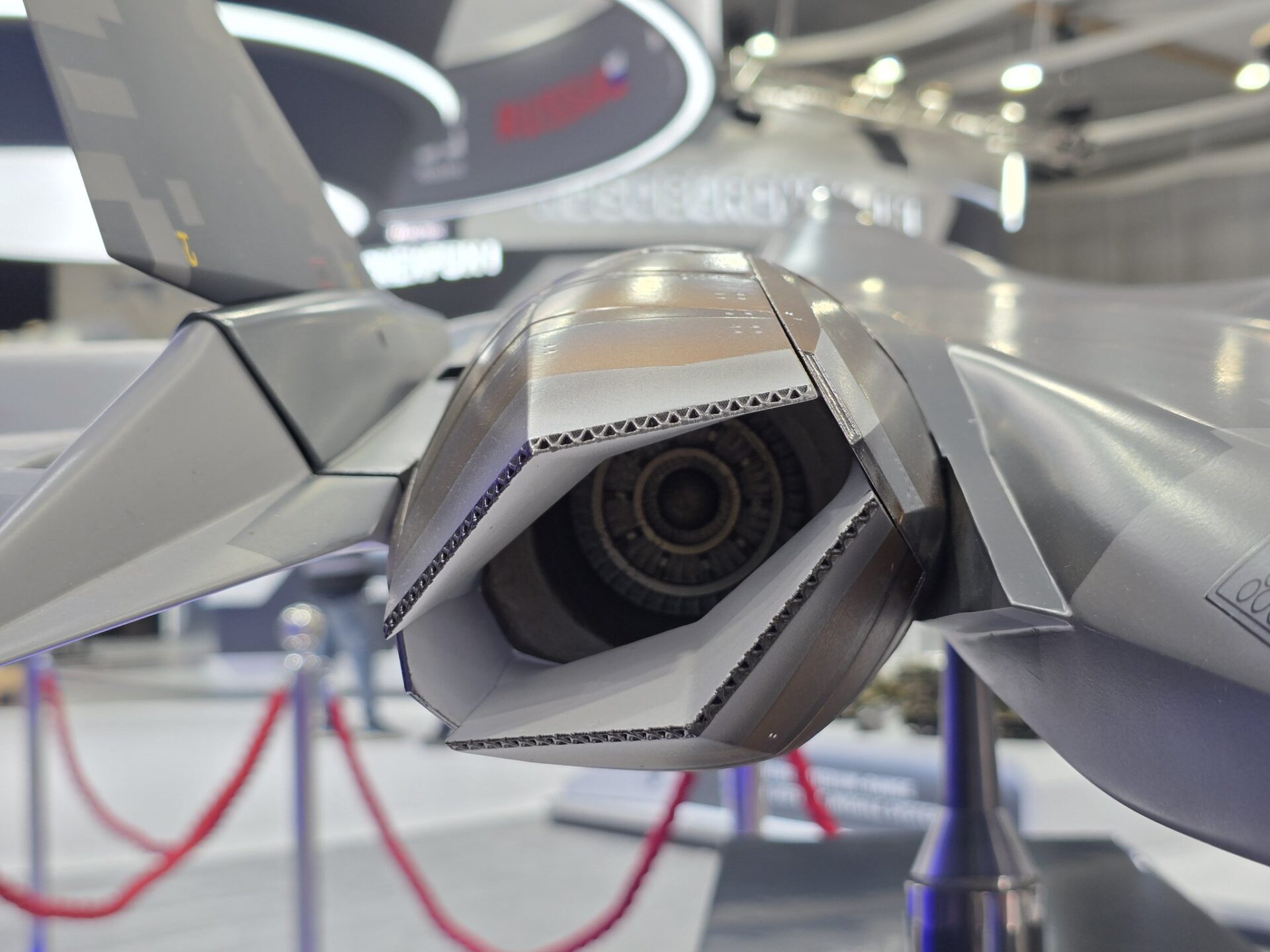 Russia Showcases Su-57E Model with New 2D Thrust-Vectoring Nozzles at ...