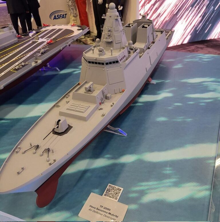 Turkey Begins Construction of TF-2000 Destroyer: The Most Powerful ...