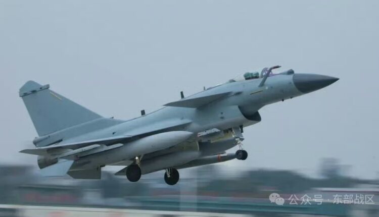 Breakthrough in Chinese Airpower: J-10C Fighter Spotted Carrying YJ-21E ...