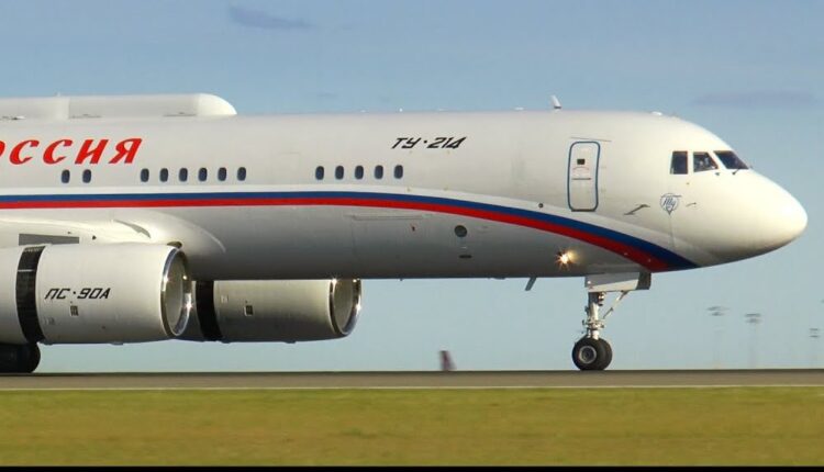 Russian "Doomsday" Tu-214PU Airborne Command Post Lands in Tehran ...