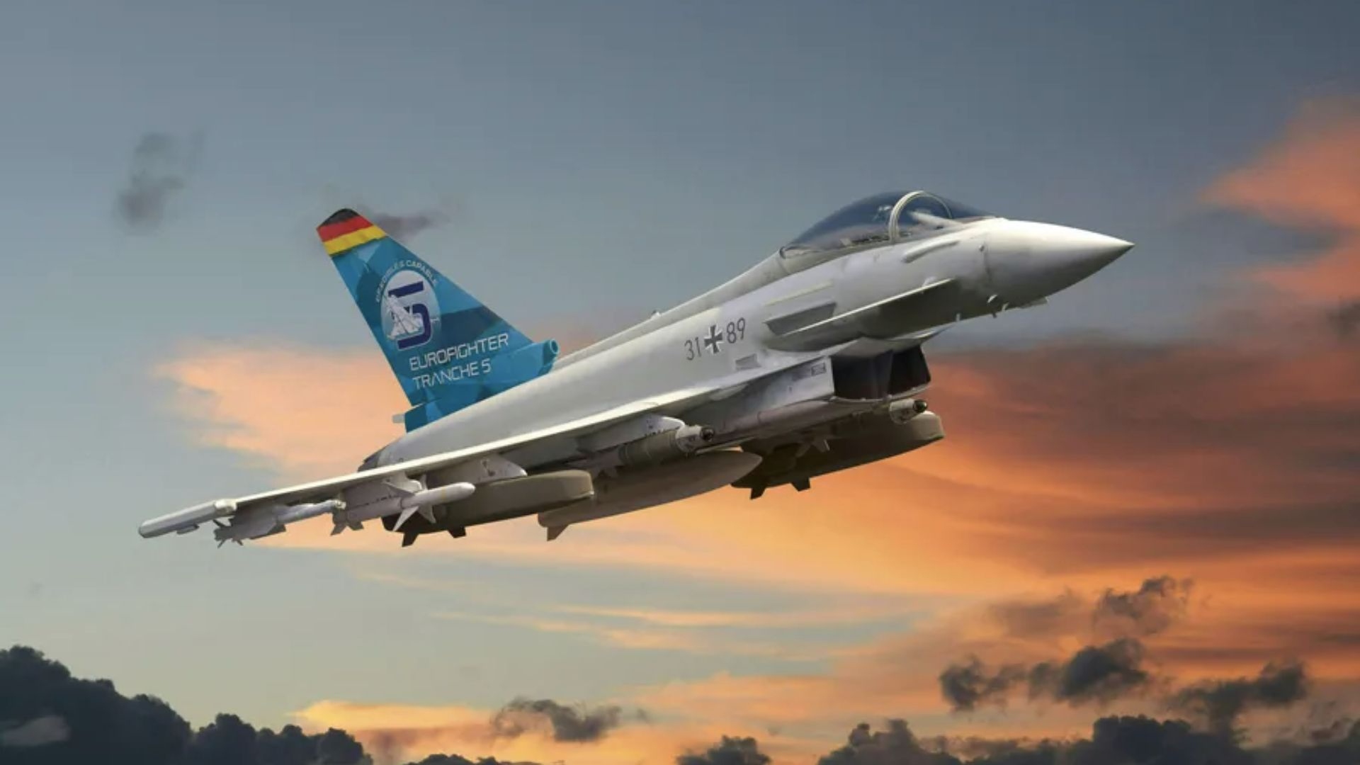 Germany Unveils Eurofighter Typhoon Tranche 4 With AESA Radar and ...